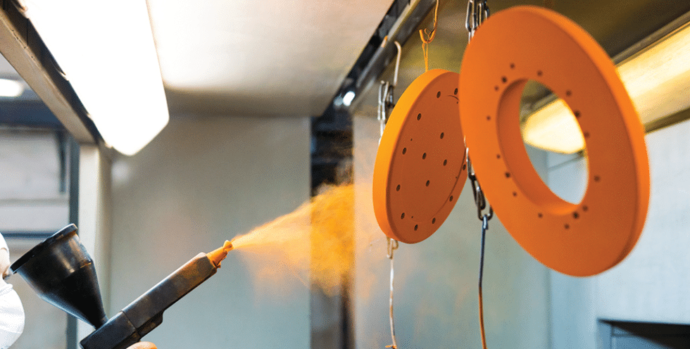 Powder Coating & Wet Paint - Stock MHS - Material Handling Systems